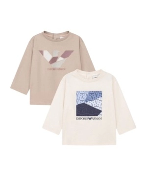 ARMANI T-shirt Set In Cotton Jersey With Regular Fit - Multicolored