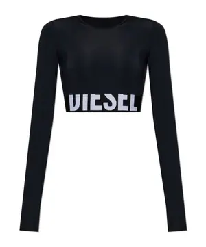 DIESEL® Melissa-d-pop Cropped Long Sleeve Top