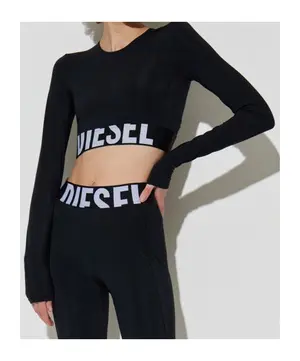 DIESEL® Melissa-d-pop Cropped Long Sleeve Top