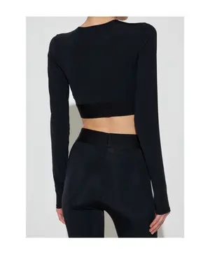 DIESEL® Melissa-d-pop Cropped Long Sleeve Top