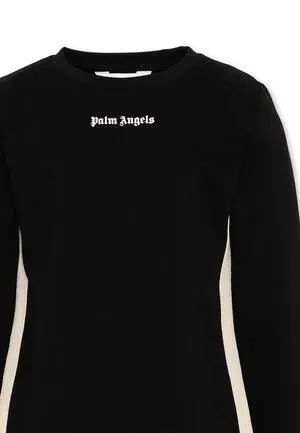 Palm Angels Logo-print Side-stripe Dress