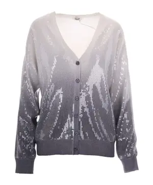 Liu Jo Long Sleeve Sequin Cardigan
