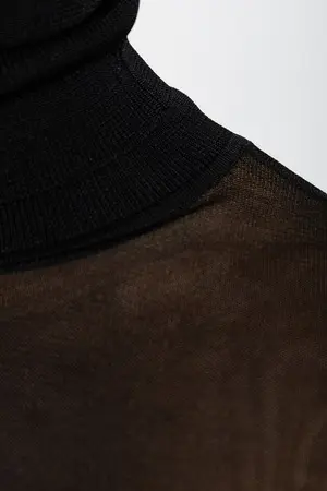 Zimmermann Transparent Turtleneck