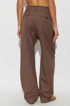 LEMAIRE Trousers With Stitching On The Legs