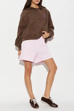 American Vintage Oversized Cotton Hoodie With Logo Detail