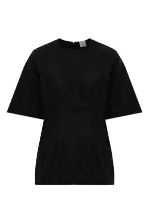 TOTEME Cotton Top With A Crew Neck