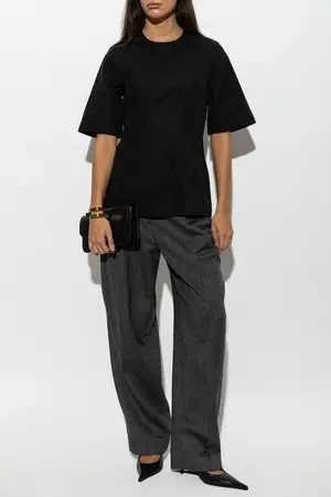 TOTEME Cotton Top With A Crew Neck