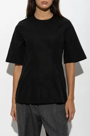 TOTEME Cotton Top With A Crew Neck