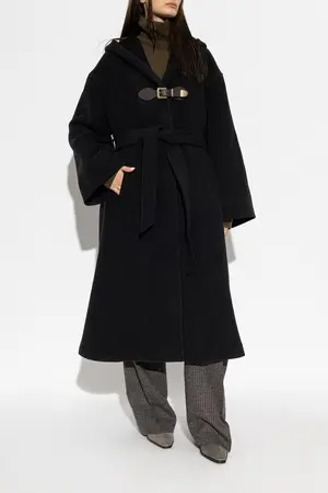 Etro Wool Coat With Hood