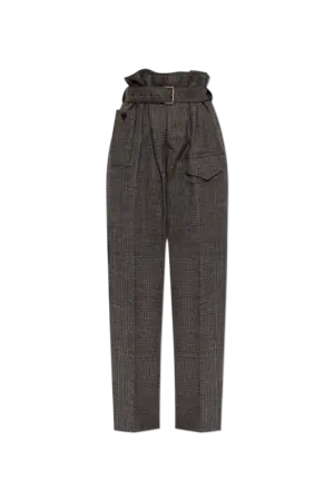 Etro Wool Pleated Trousers