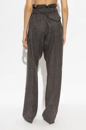 Etro Wool Pleated Trousers