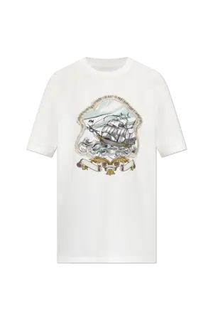 Etro Cotton T-shirt With Print - White
