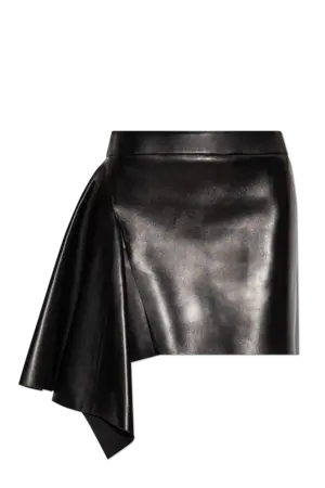 Givenchy Asymmetrical Leather Skirt