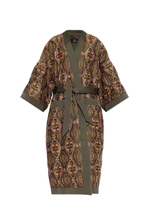 Etro Coat With Appliqués