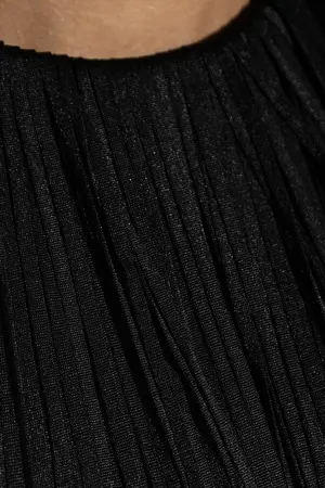 Cult Gaia Monica" Dress With Vertical Fringe Detail