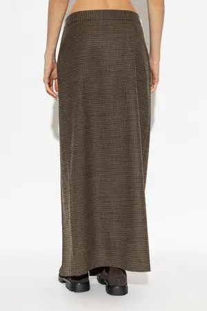 Etro Wool Skirt With An Integrated Belt
