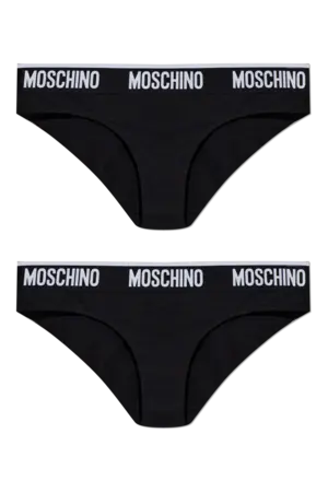 Moschino 2-pack Of Cotton Briefs