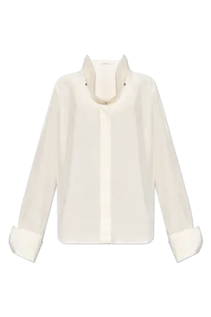 Givenchy Silk Shirt With Decorative Collar