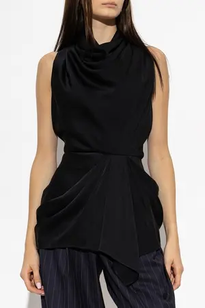 Givenchy Asymmetrical Draped Top