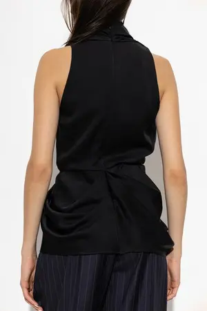 Givenchy Asymmetrical Draped Top