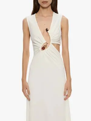Christopher Esber Spiral Crystal Tank Dress