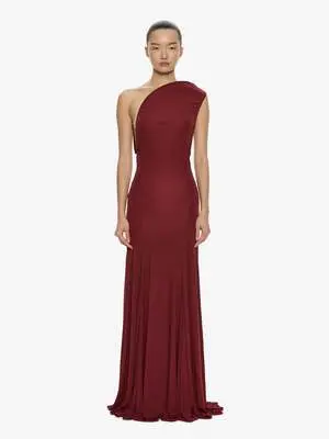 Christopher Esber Concave Wired Gown - Wine