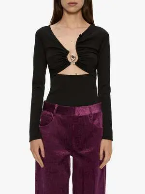Christopher Esber Diverge Droplet Long Sleeve Top
