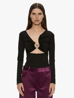 Christopher Esber Diverge Droplet Long Sleeve Top
