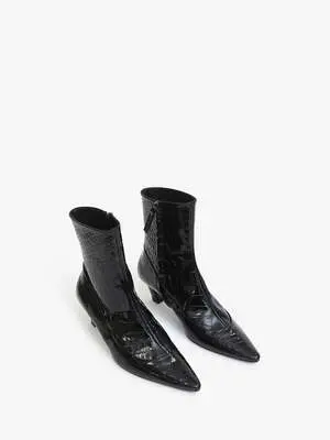 Christopher Esber Corte Embossed Ankle Boot