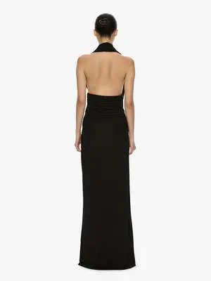 Christopher Esber Draped Cummerbund Jersey Dress