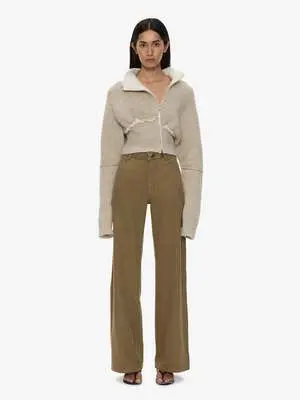 Christopher Esber Relaxed Denim Quartz Jean - Khaki