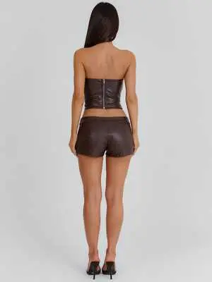 OUTCAST Whitny Shorts Chocolate - Brown