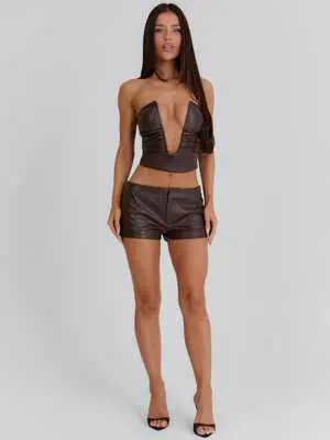 OUTCAST Whitny Shorts Chocolate