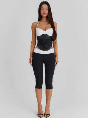 OUTCAST Libby Corset Top - Black