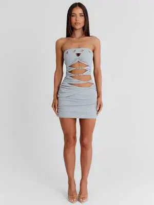 OUTCAST Haisley Mini Dress Grey