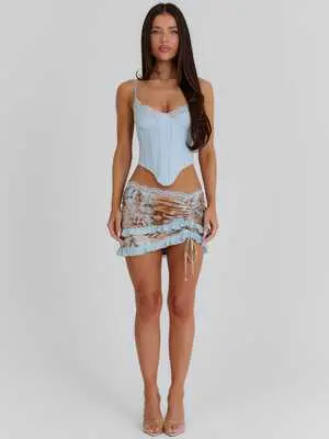 OUTCAST Nathalie Corset Top Alaska