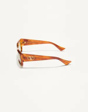 Valentino Garavani Rectangular Acetate Eyewear