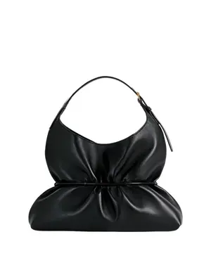 Balmain Sphynx Medium Bag In Smooth Leather - Black