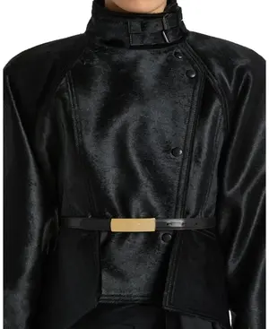 Balmain Smooth Leather Belt