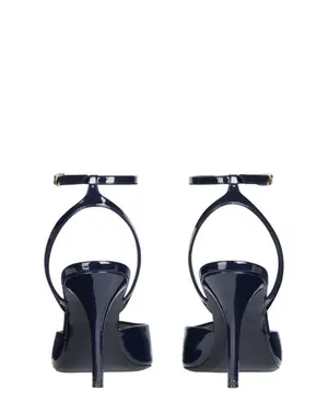 Balmain Patent Leather Strappy Courts