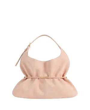 Balmain Sphynx Medium Bag In Suede - Pink