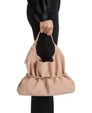 Balmain Sphynx Medium Bag In Suede
