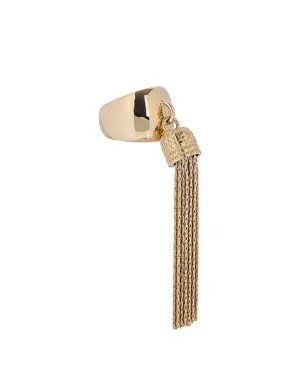 Balmain Brass Tassel Ring - Gold