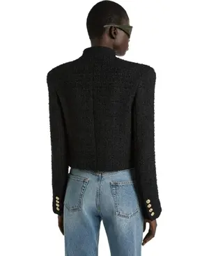 Balmain Tweed Officer Jacket