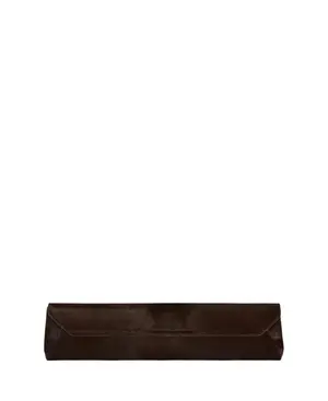Balmain Long Clutch Bag In Pony-effect Leather