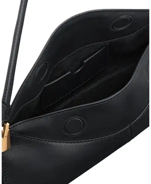 Balmain 64-83 Small Bag In Smooth Leather - Black