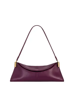 Balmain 64-83 Small Bag In Smooth Leather - Purple