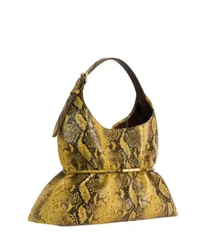 Balmain Sphynx Medium Bag In Python-effect Leather