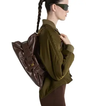 Balmain Anthem Medium Bag In Smooth Leather