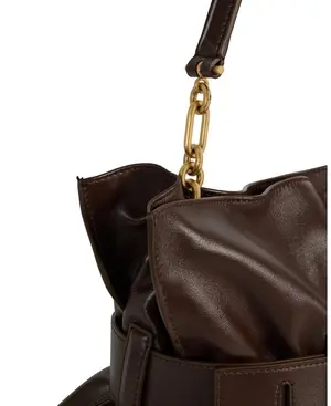 Balmain Anthem Medium Bag In Smooth Leather
